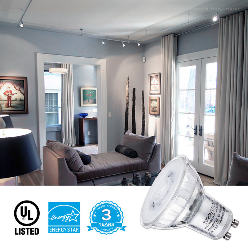 TORCHSTAR 5 Watt (50 Watt Equivalent), MR16 LED, Dimmable Light Bulb, GU10/Bi-pin Base & Reviews ...